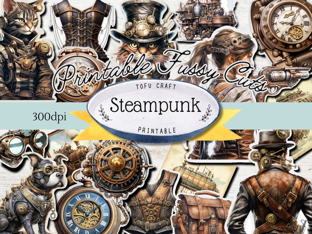 Steampunk Fussy Cuts for Junk Journals Scrapbooking Glue Book Art ...