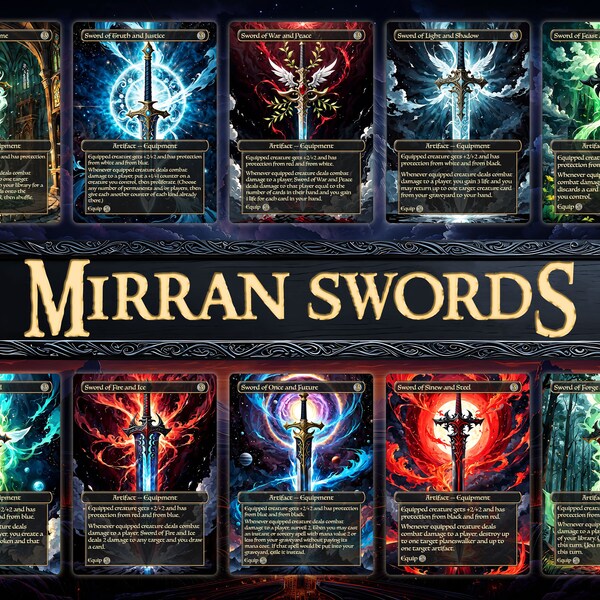 Mtg Proxies Swords - Etsy
