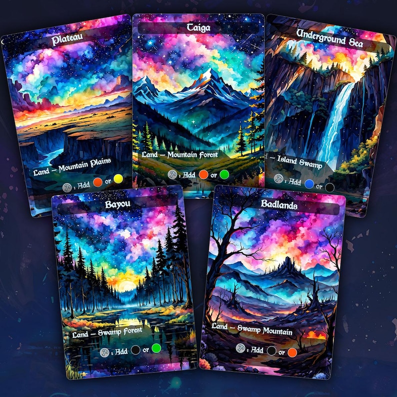 Dual Lands | 18 Card Premium EDH Proxy Bundle - Etsy
