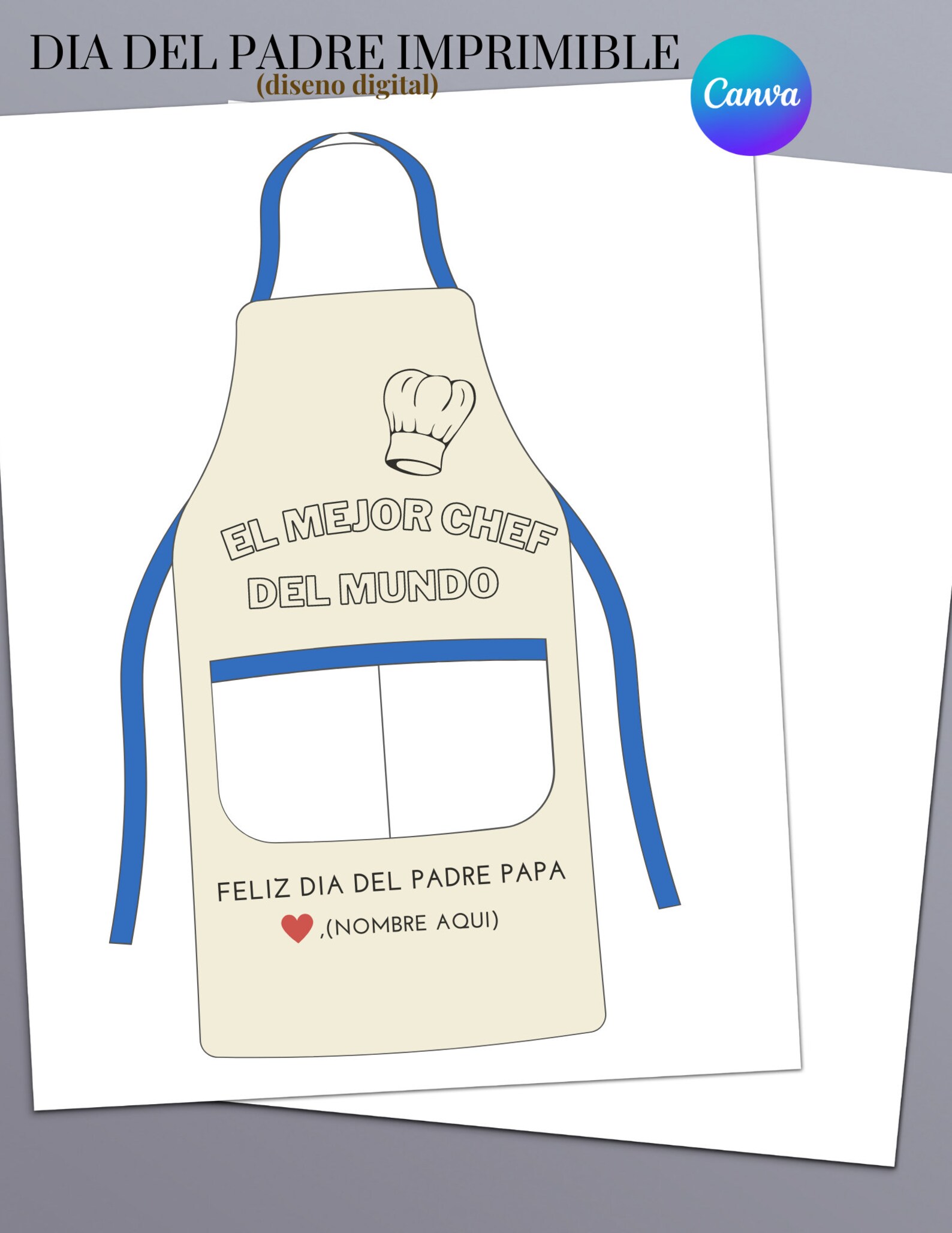 Father's Day Handprint, Father's Day Card Spanish, Father's Day Craft ...