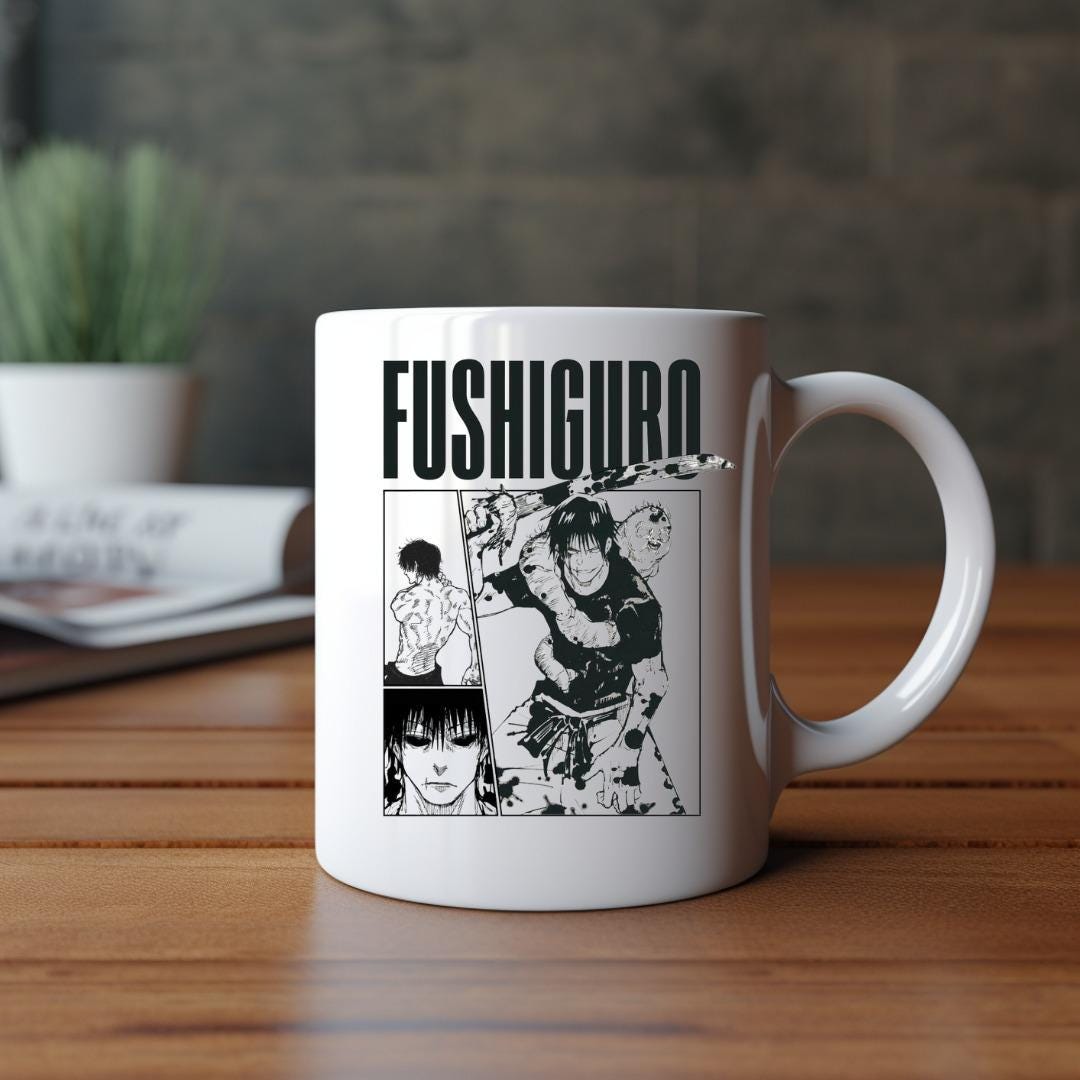 Fushiguro Inspired Mug – Toji’s Strength in Every Sip - Etsy