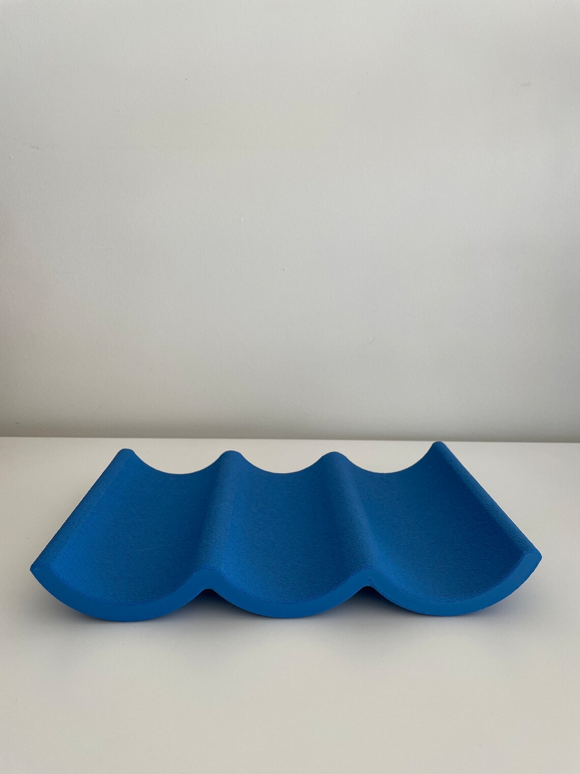 Bordeaux Wine Rack in Cobalt Blue | Minimalist Home Decor | 3D Printed ...