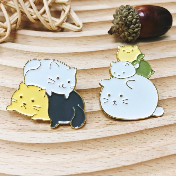 Cat Pin - Etsy