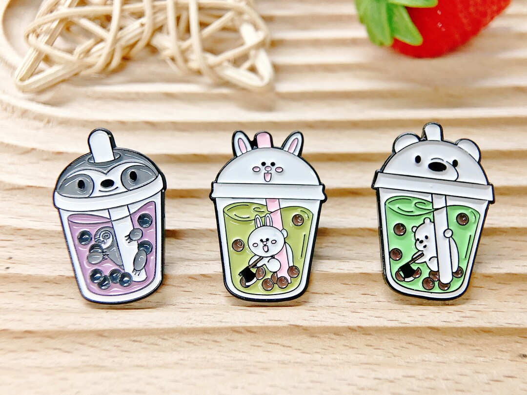 Animal Enamel Pin Set Hard Enamel Pin Cute Animal Pins Kawaii - Etsy