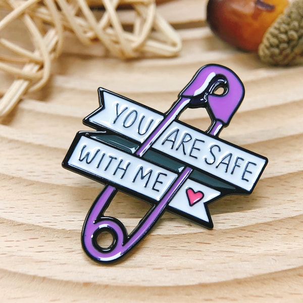 Purple Enamel Pin - Etsy