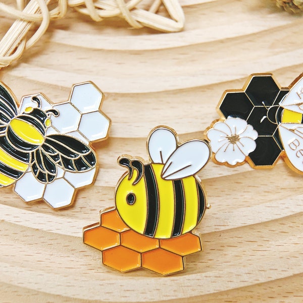 Bee Pin - Etsy