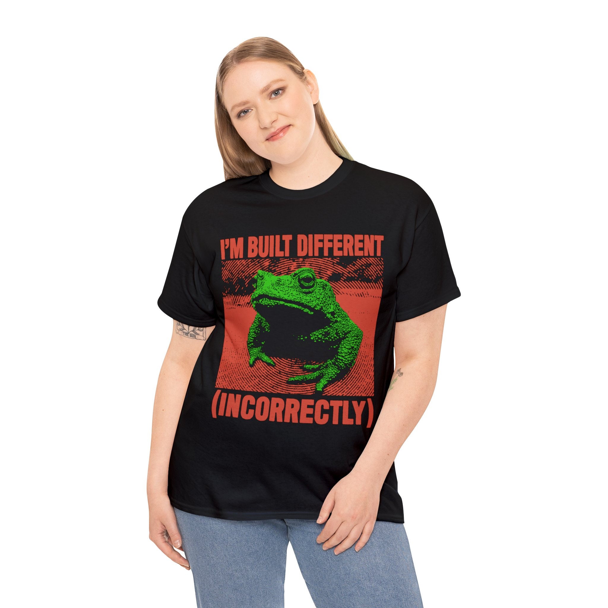 Built Different Incorrectly Frog T-shirt - Etsy