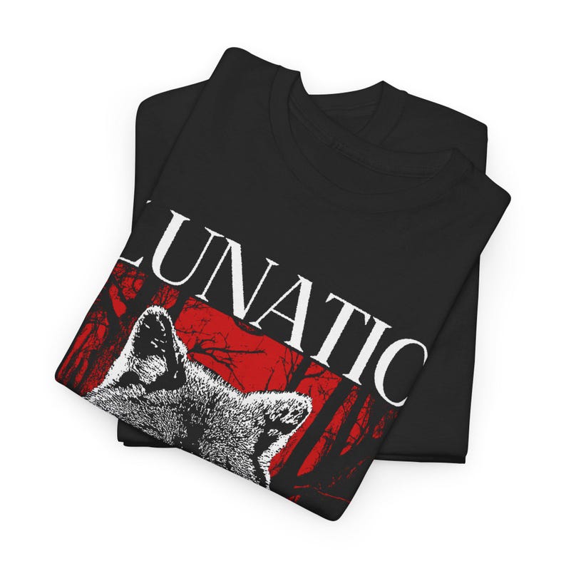 Lunatic Wolf Vintage Japanese T-shirt - Etsy