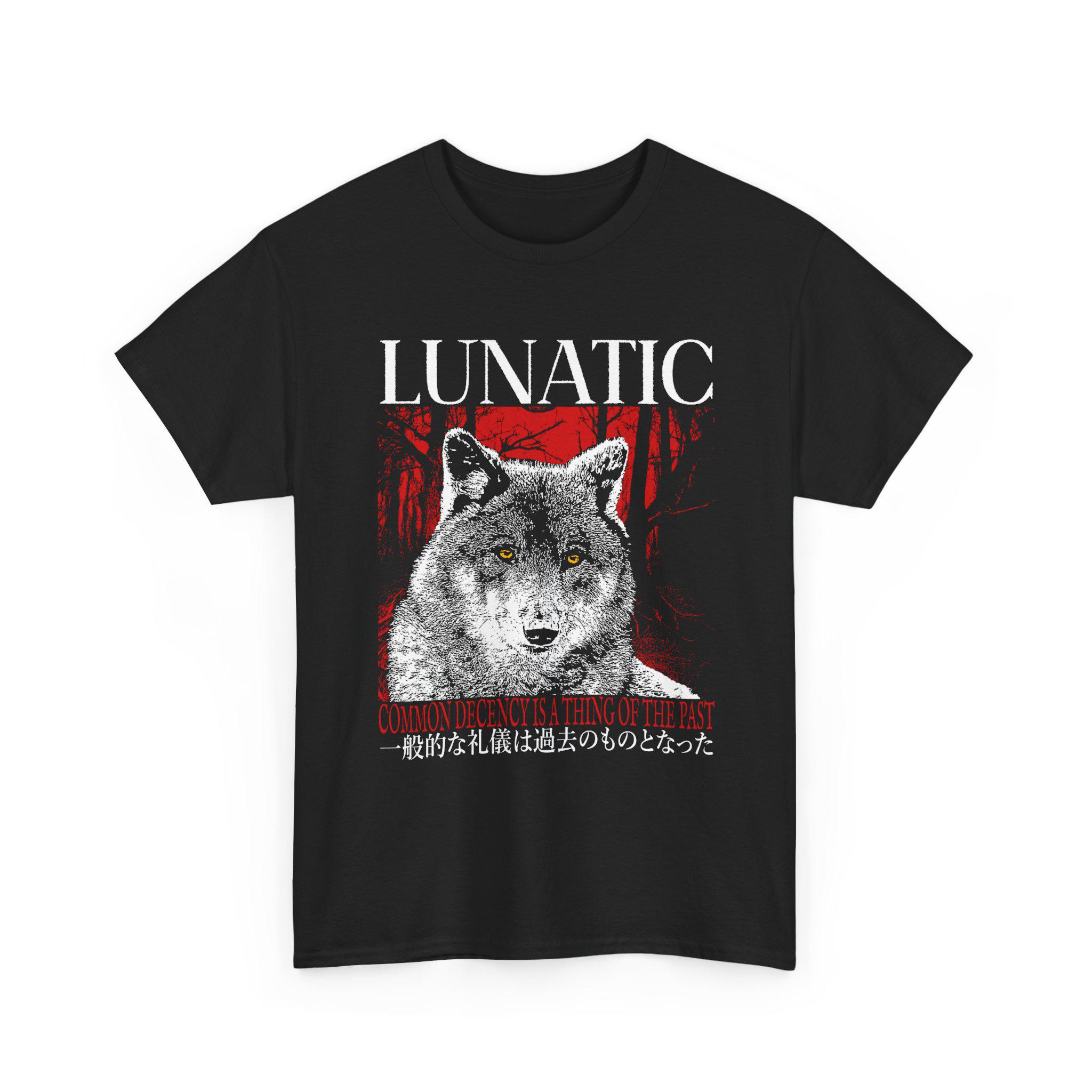 Lunatic Wolf Vintage Japanese T-shirt - Etsy