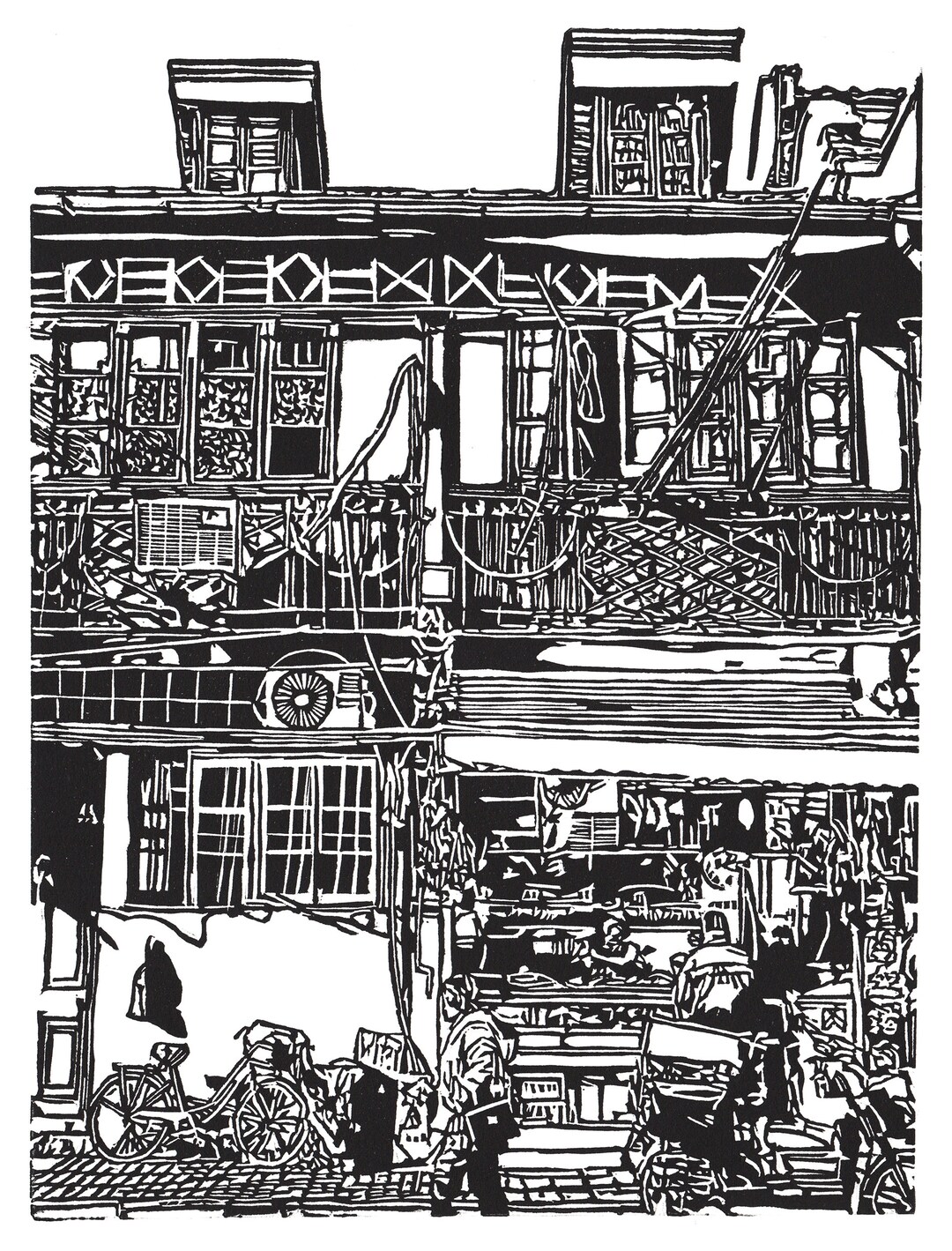 Yulin Lu. From the Shanghai Corners Series of Hand Printed, Limited ...