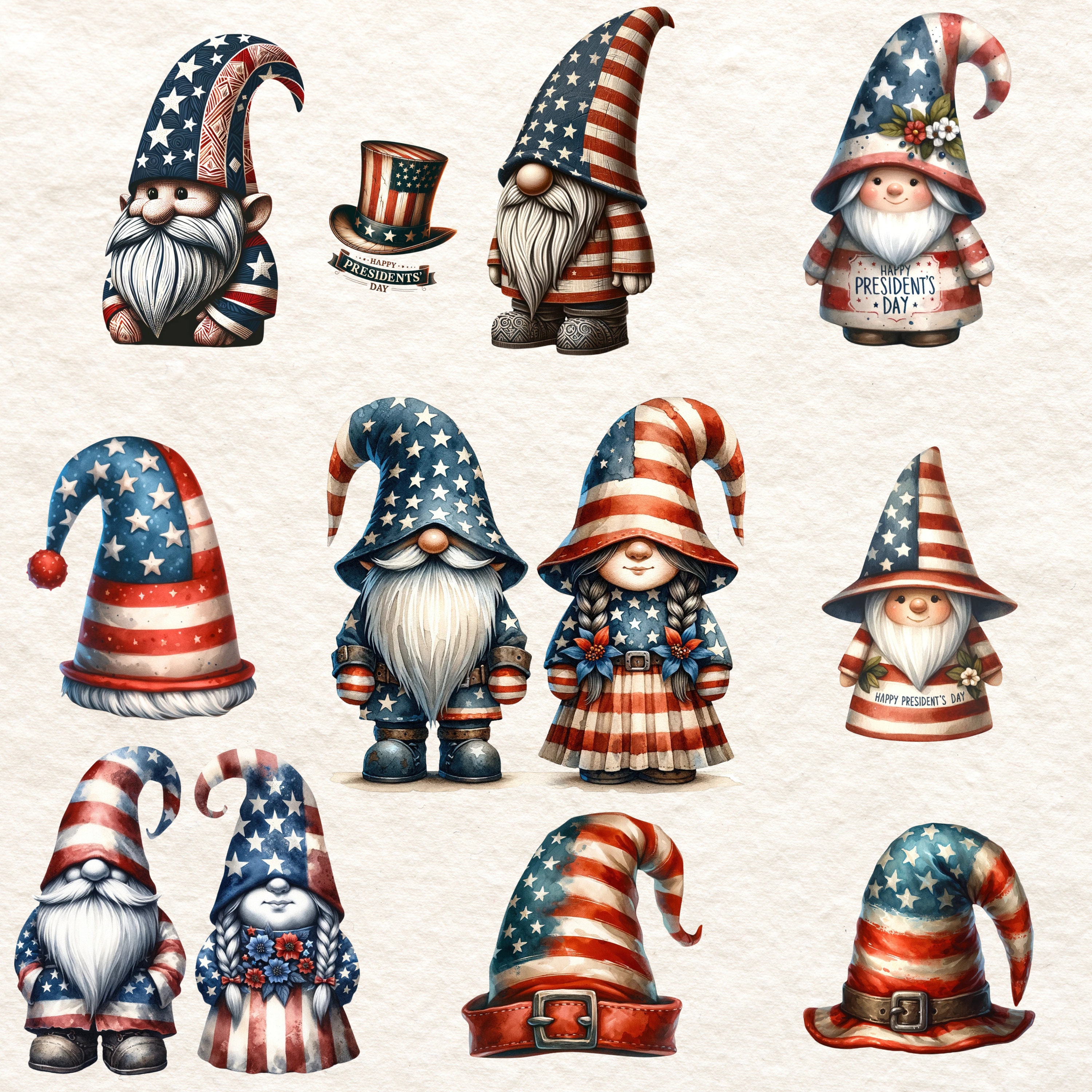 President Day, Gnome President Day, America Gnome,president's Day ...