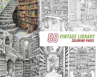 50 Magical Spellbook Coloring Pages Adult and Kids Coloring Book ...