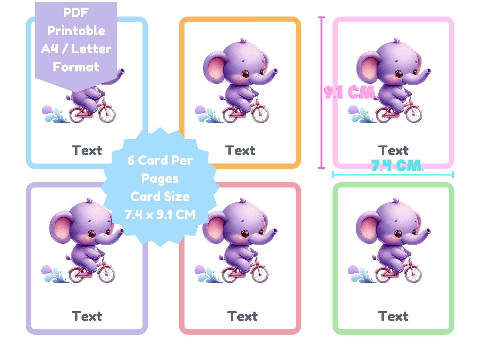 Flash Card Ocean Animals,24 Flashcard for Kid, Animal Flash Card ...