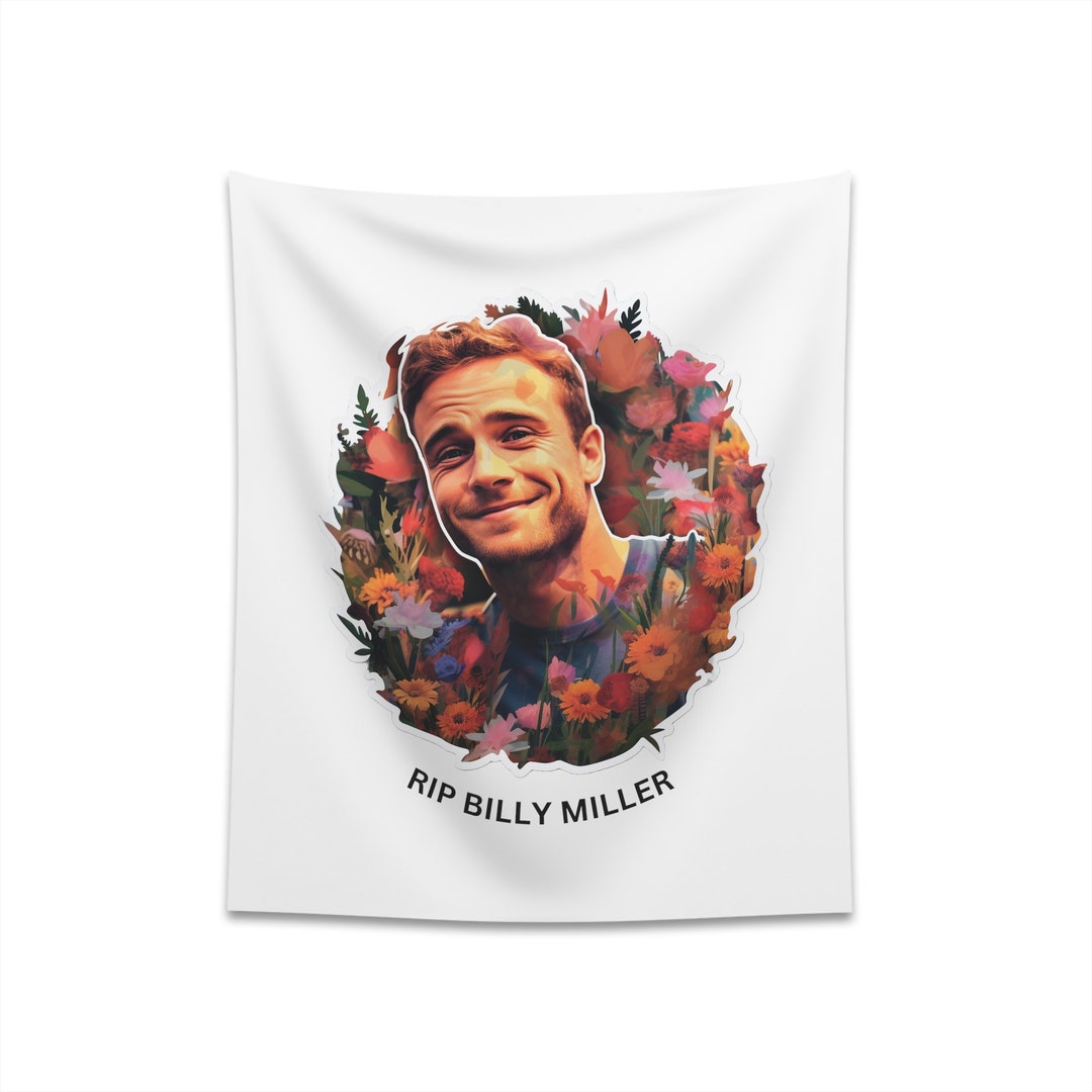 Billy Miller RIP Tapestry Billy Miller Tapestry - Etsy