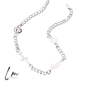 Travis Scott Cactus Jack Custom Inspired Pendent Chain Necklace Silver ...