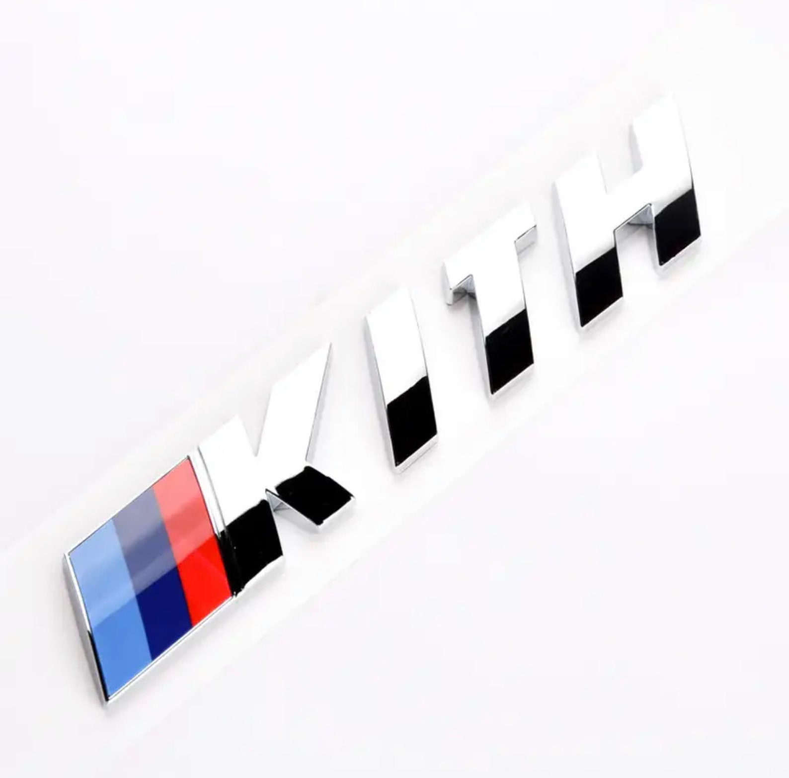 Kith X BMW M Decal Rear Trunk Emblem Logo Chrome Self Adhesive - Etsy
