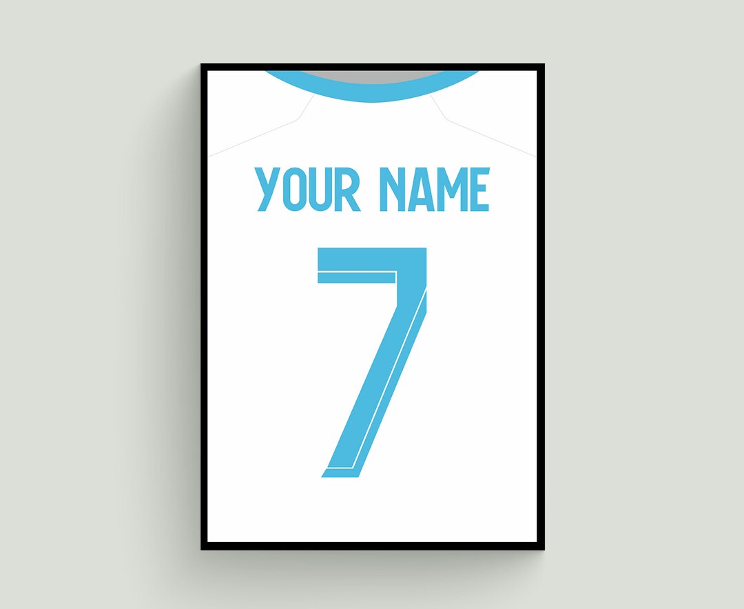 23/24 Custom Chelsea FC Shirt Poster Print Wall Art 2023 - Etsy
