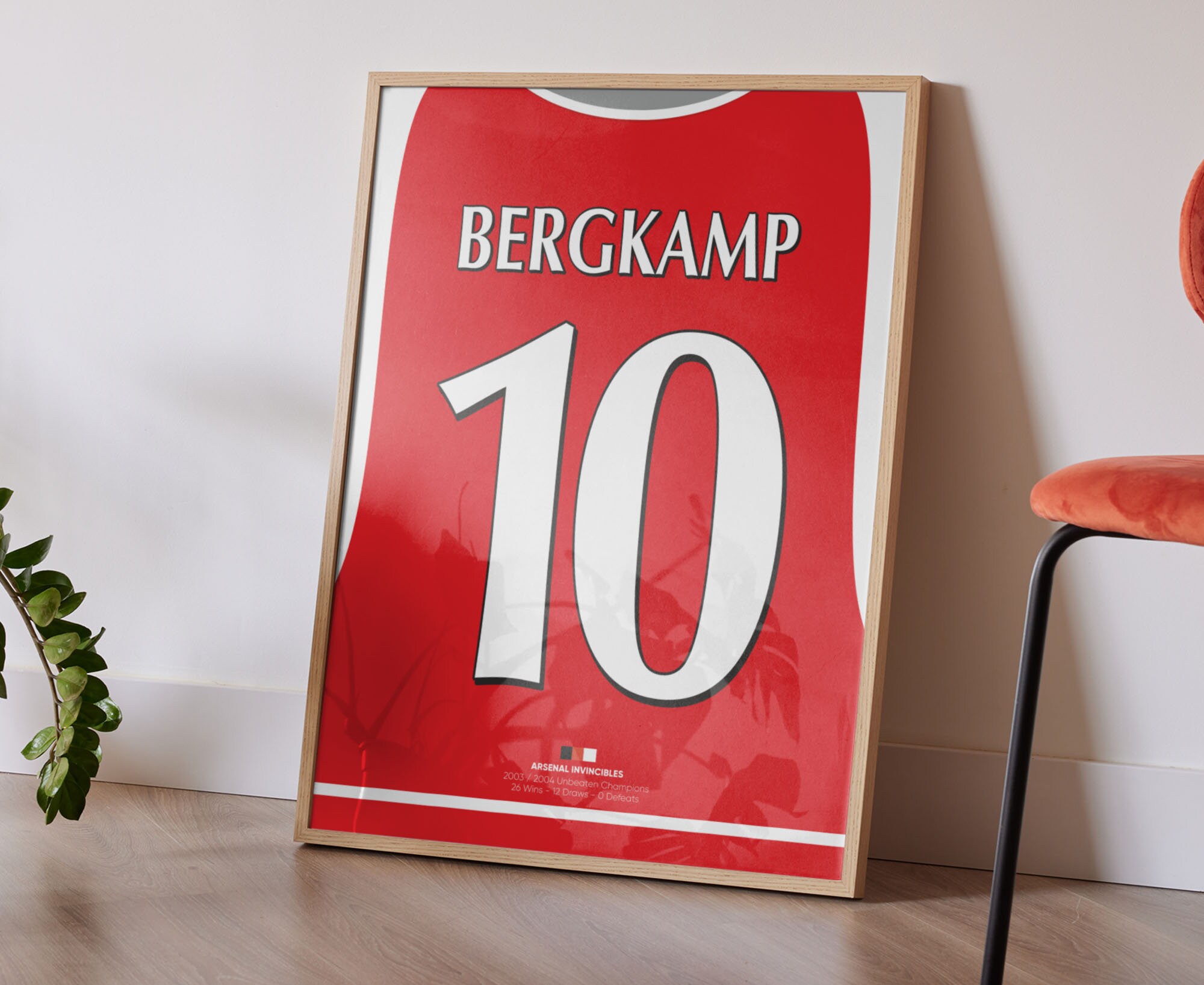 PRINTABLE Custom Arsenal Invincibles Home Shirt Wall Art Poster ...