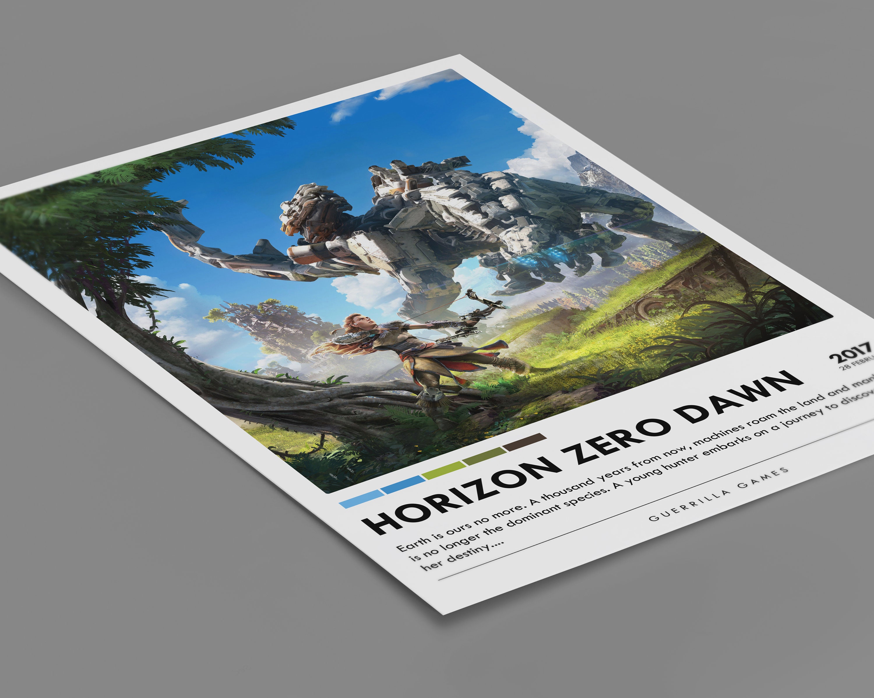 Horizon Zero Dawn Poster Gaming Poster Gaming Room Decor - Etsy