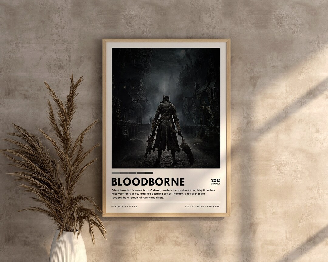 Bloodborne Poster Gaming Poster Gaming Room Decor Home - Etsy