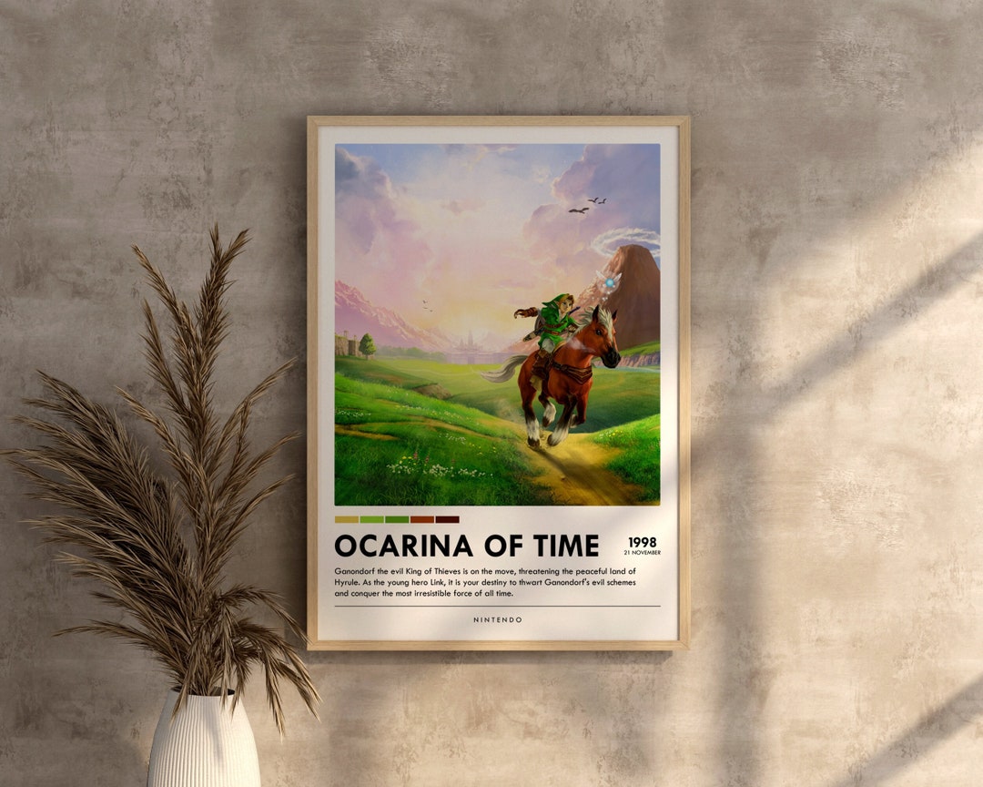 Zelda Ocarina of Time Poster Gaming Poster Gaming Room - Etsy