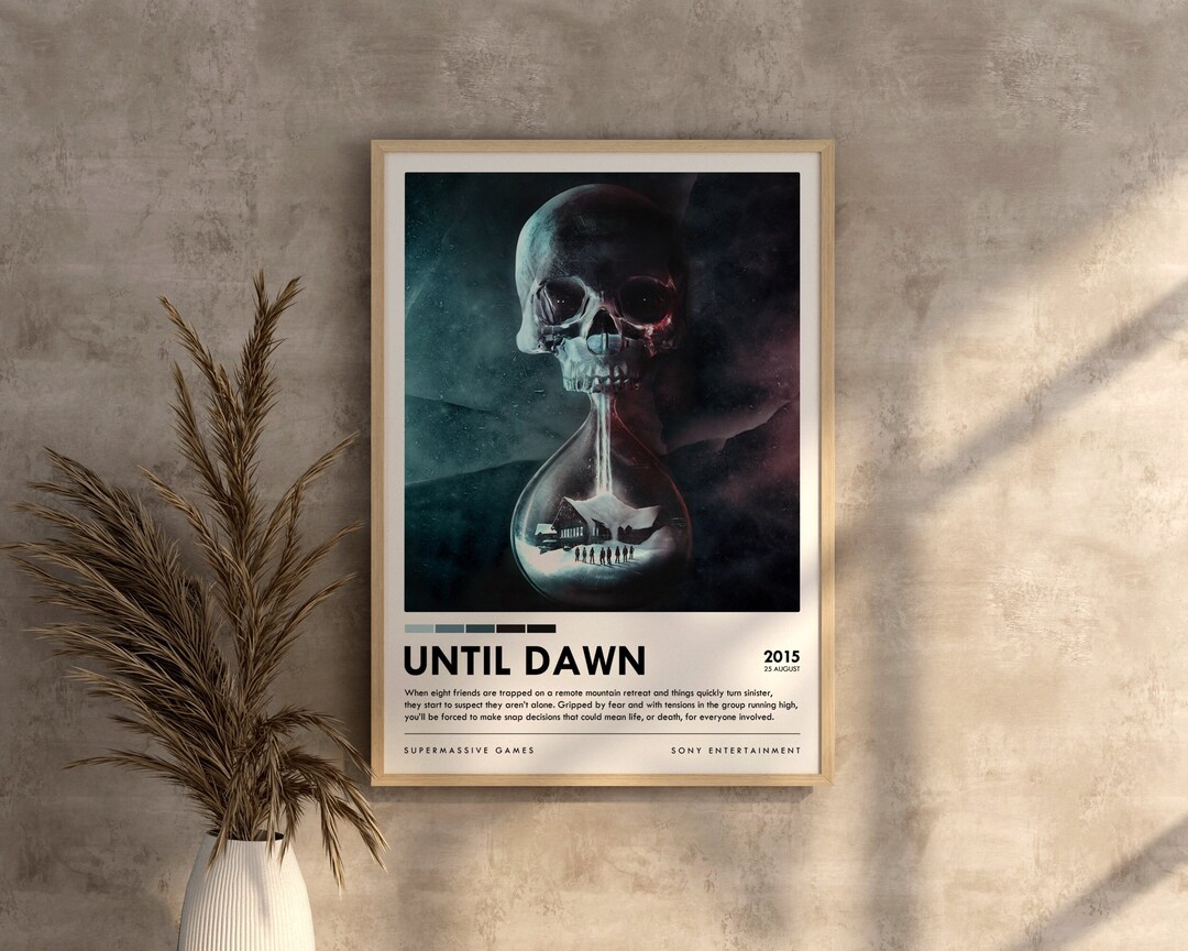 Until Dawn Poster Gaming Poster Gaming Room Decor Home - Etsy