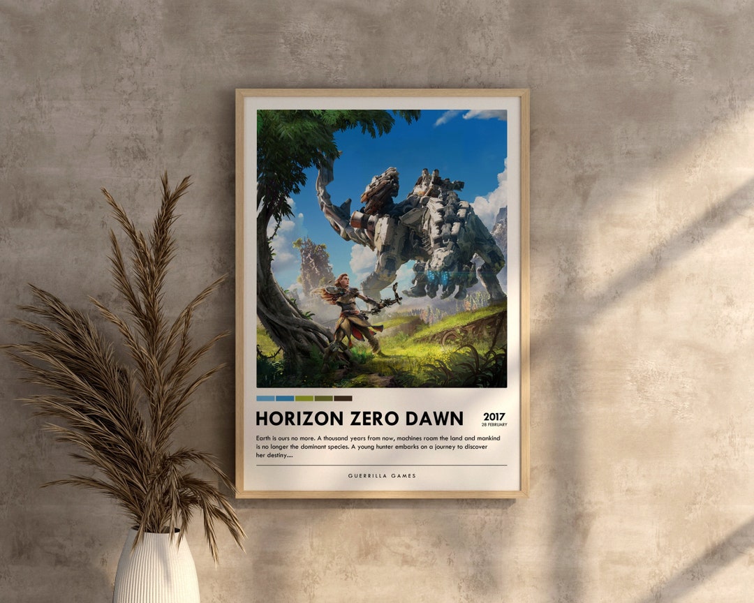 Horizon Zero Dawn Poster Gaming Poster Gaming Room Decor - Etsy