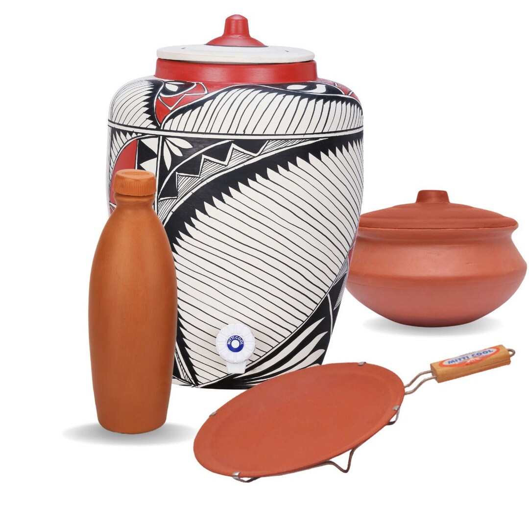 Combo Offer CLAY WATER POT 13 Ltr royal Lamp Clay Water - Etsy
