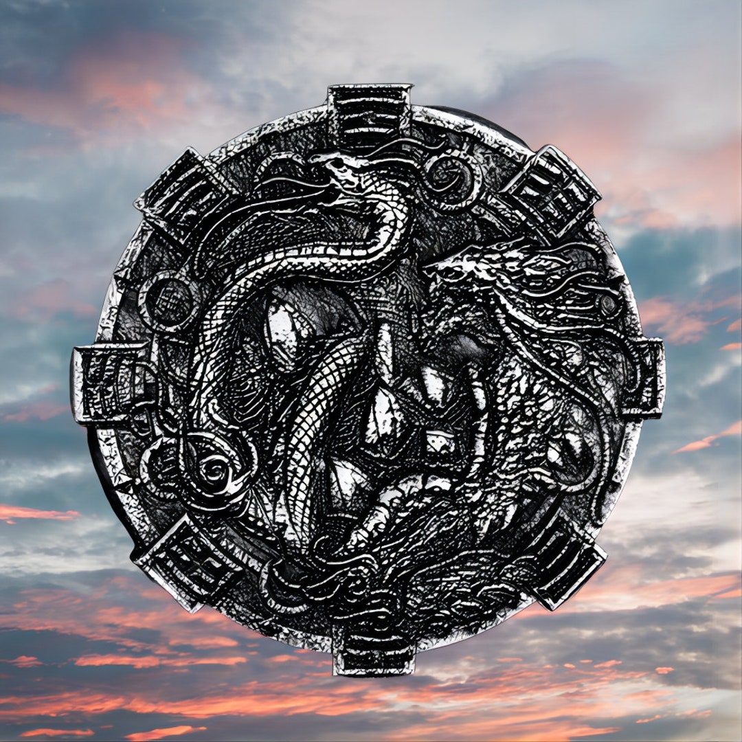 Mystic Beast Fantasy Coin Vintage Style Zinc Alloy 17g - Etsy