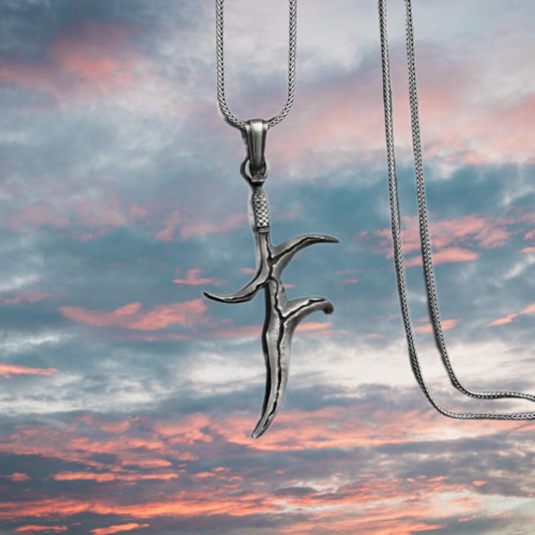 Greatsword Metal Arts and Crafts Creative Sword Necklace Game - Etsy