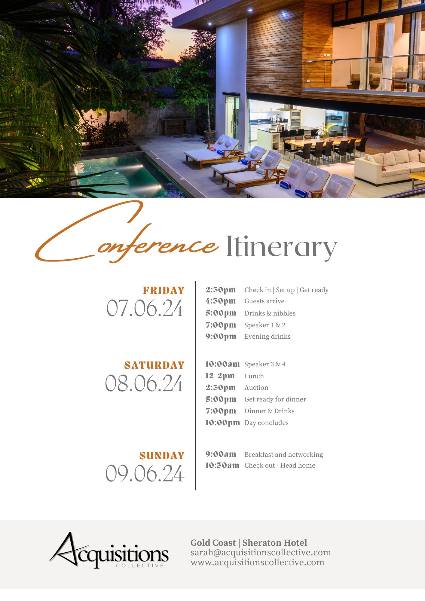 EDITABLE Canva ITINERARY Template – Perfect for EVENTS! - Etsy