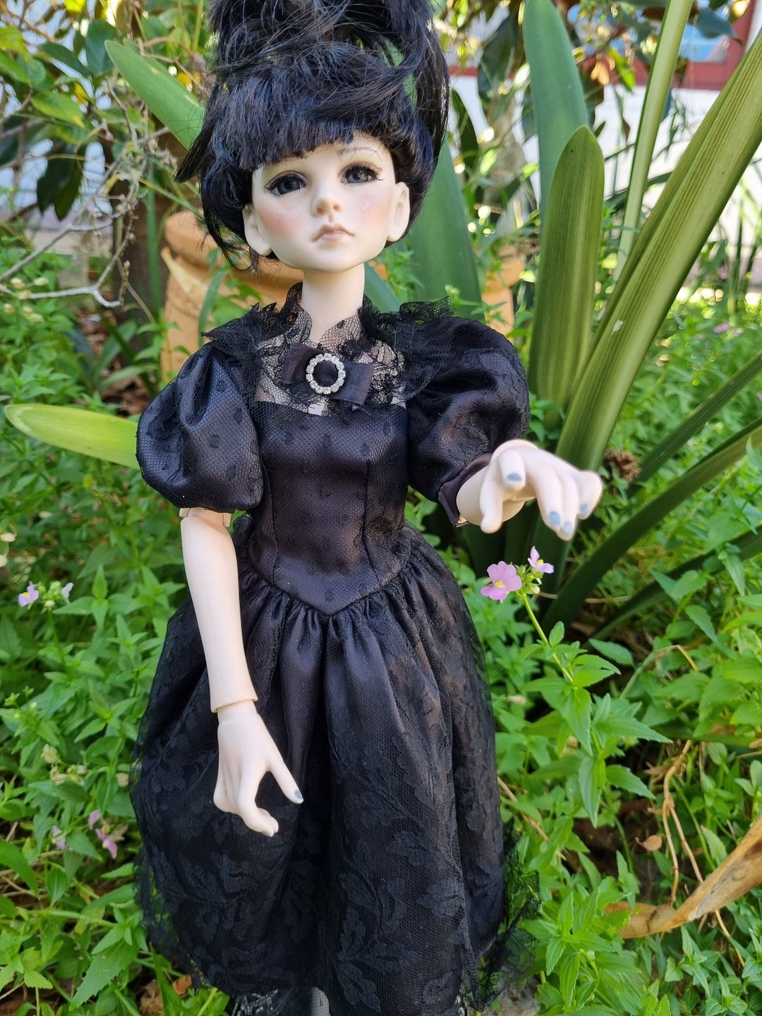 Wednesday Addams Goes to the Prom 17 Inch BJD Porcelain - Etsy