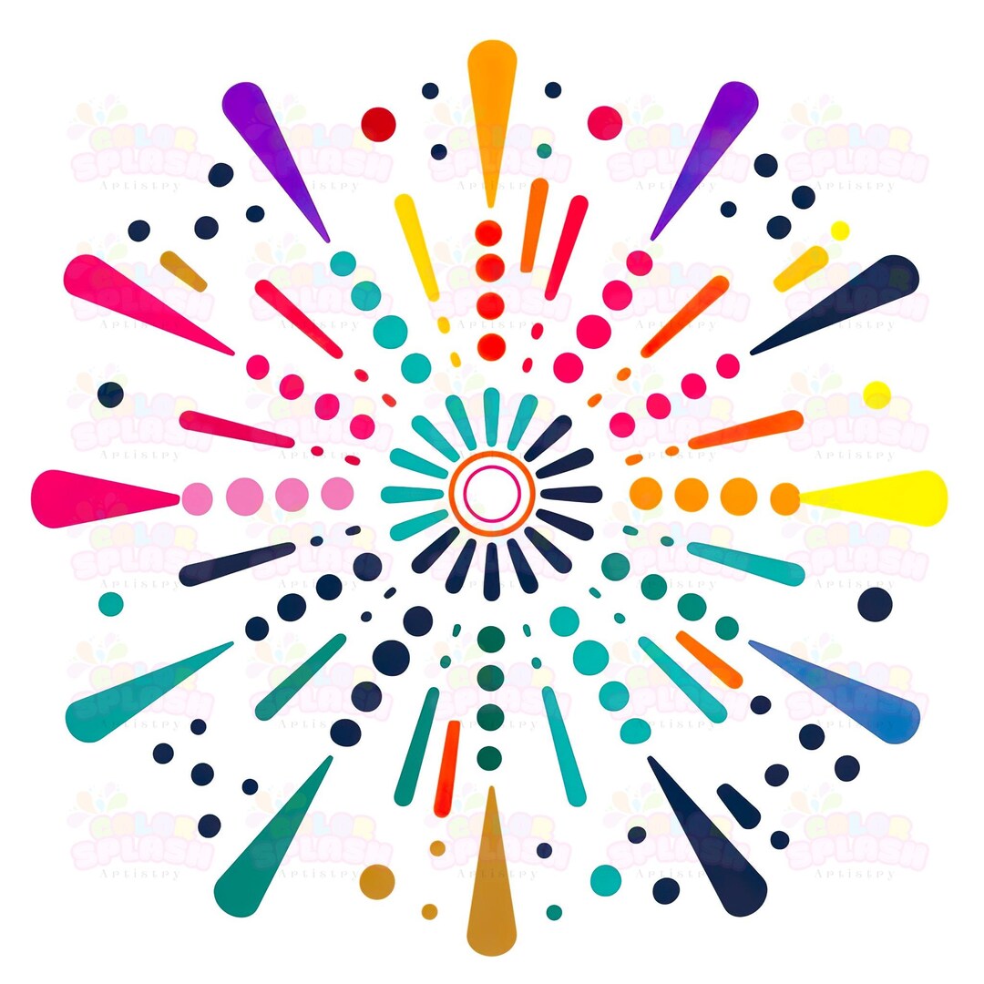 20 Simple Large Exploding Firework Art | Pastel Colors Minimalist ...