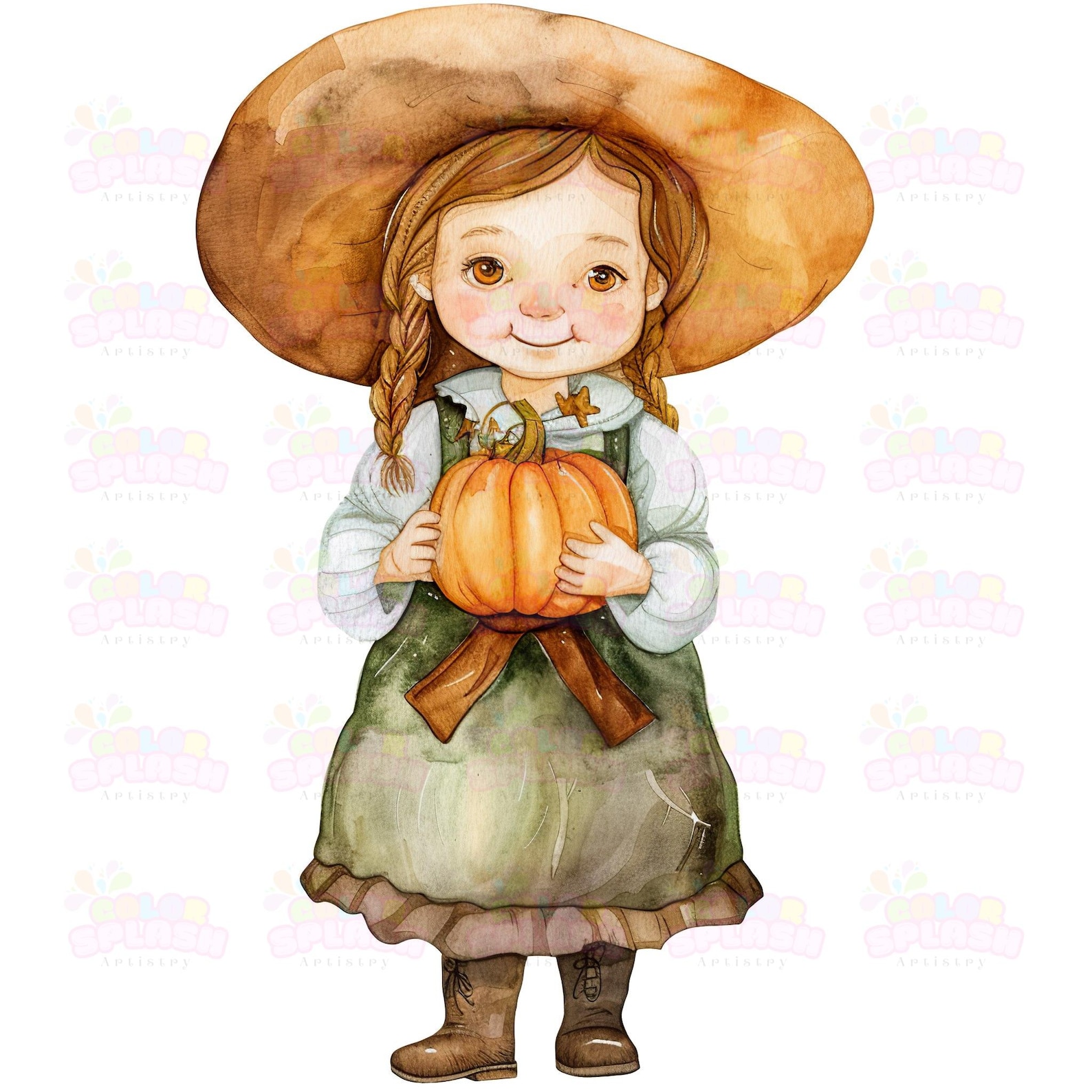 15 Cute Pilgrims and Native Americans Clipart | Thanksgiving PNG ...