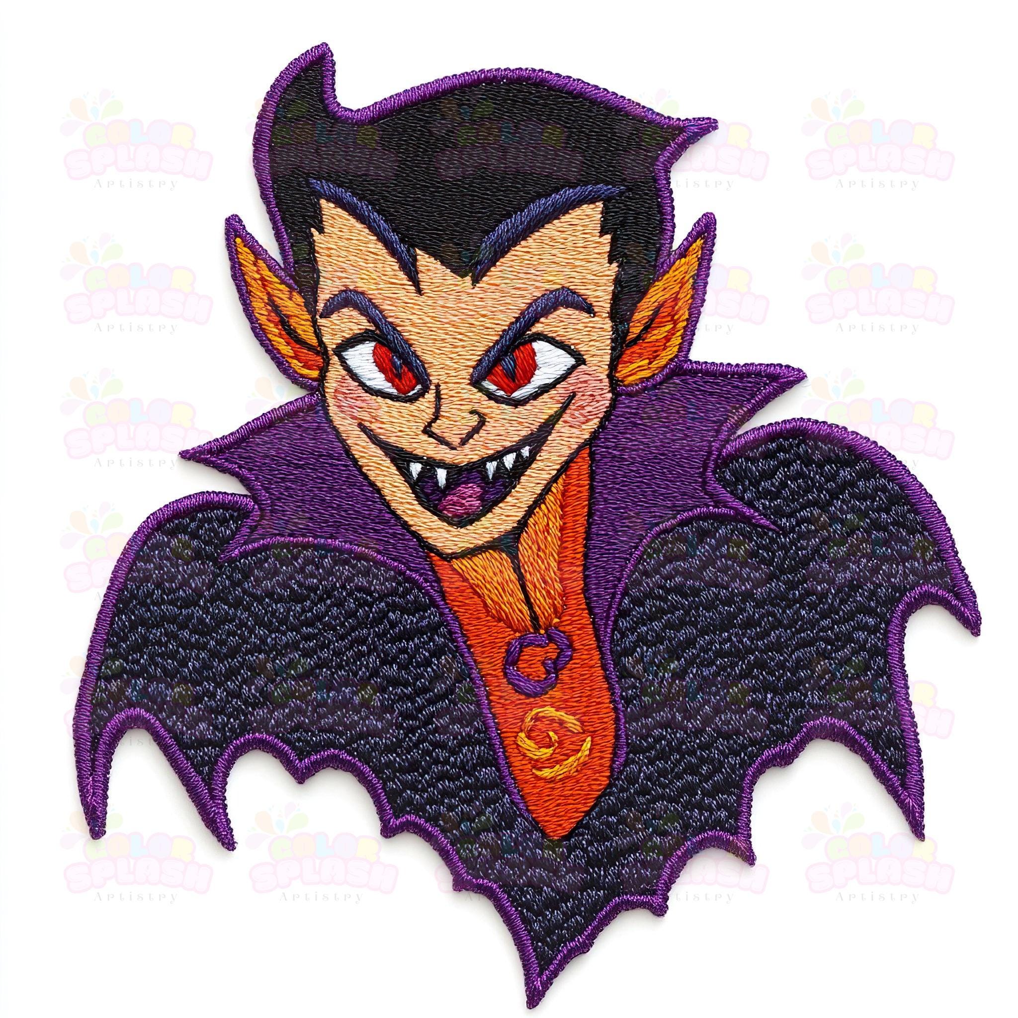 15 Vampire in Halloween Embroidery Applique, Spooky Vampire Design With ...