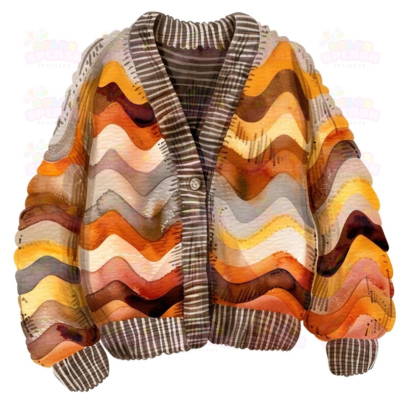 15 Cozy Autumn Sweater Clipart | Watercolor Fall Sweater PNG for Crafts ...