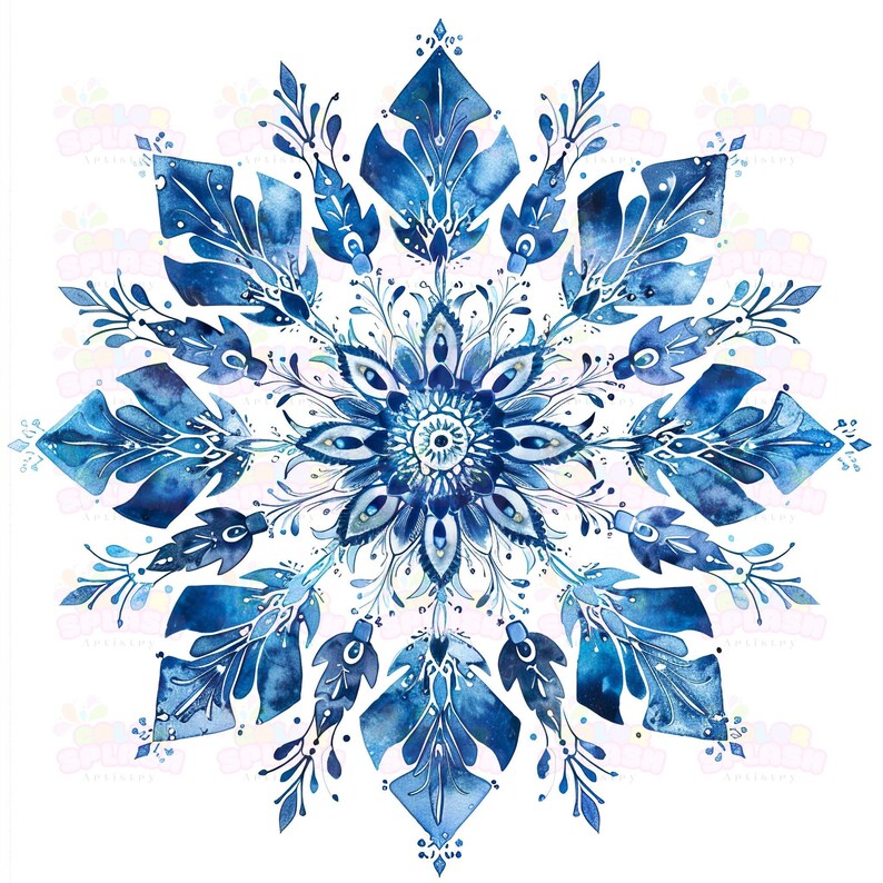 15 Charming Snowflake Clipart Winter Snowflakes PNG for Christmas ...