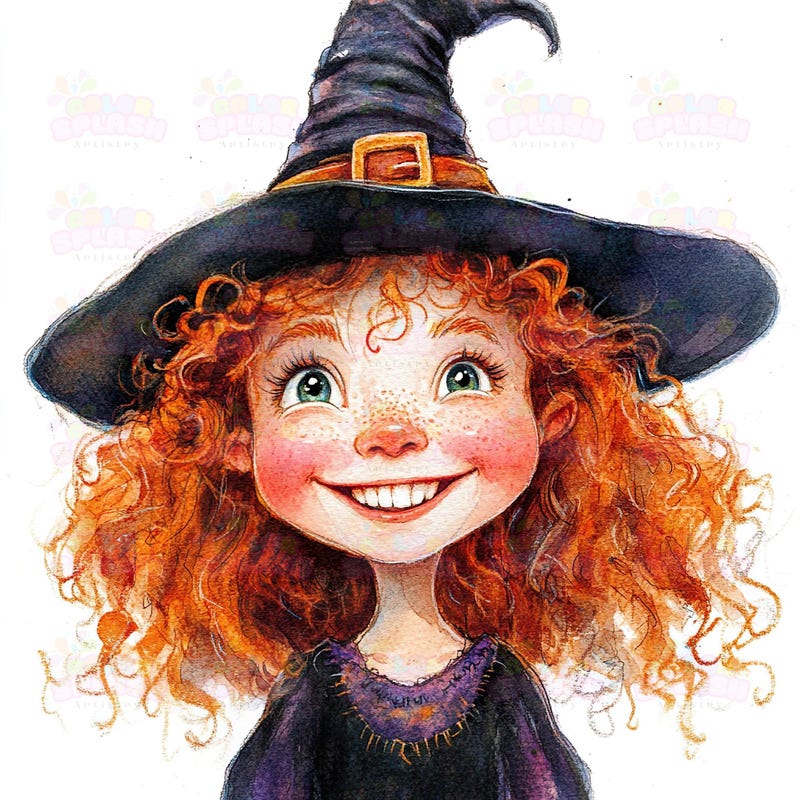 Curly Witch Hat - Etsy