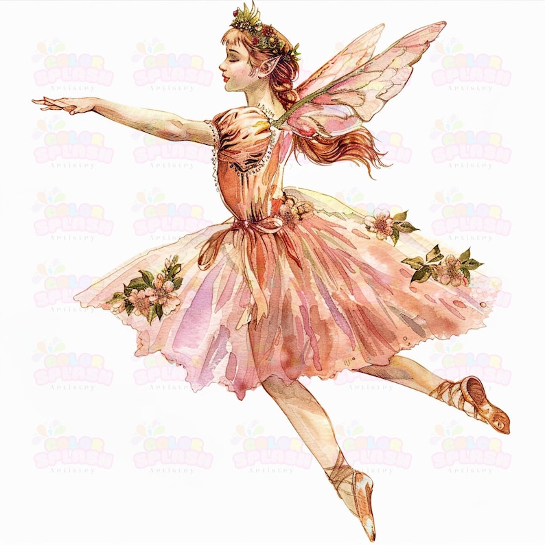 14 Sugar Plum Fairy Dancing Clipart | Nutcracker Ballet Fairy Art ...