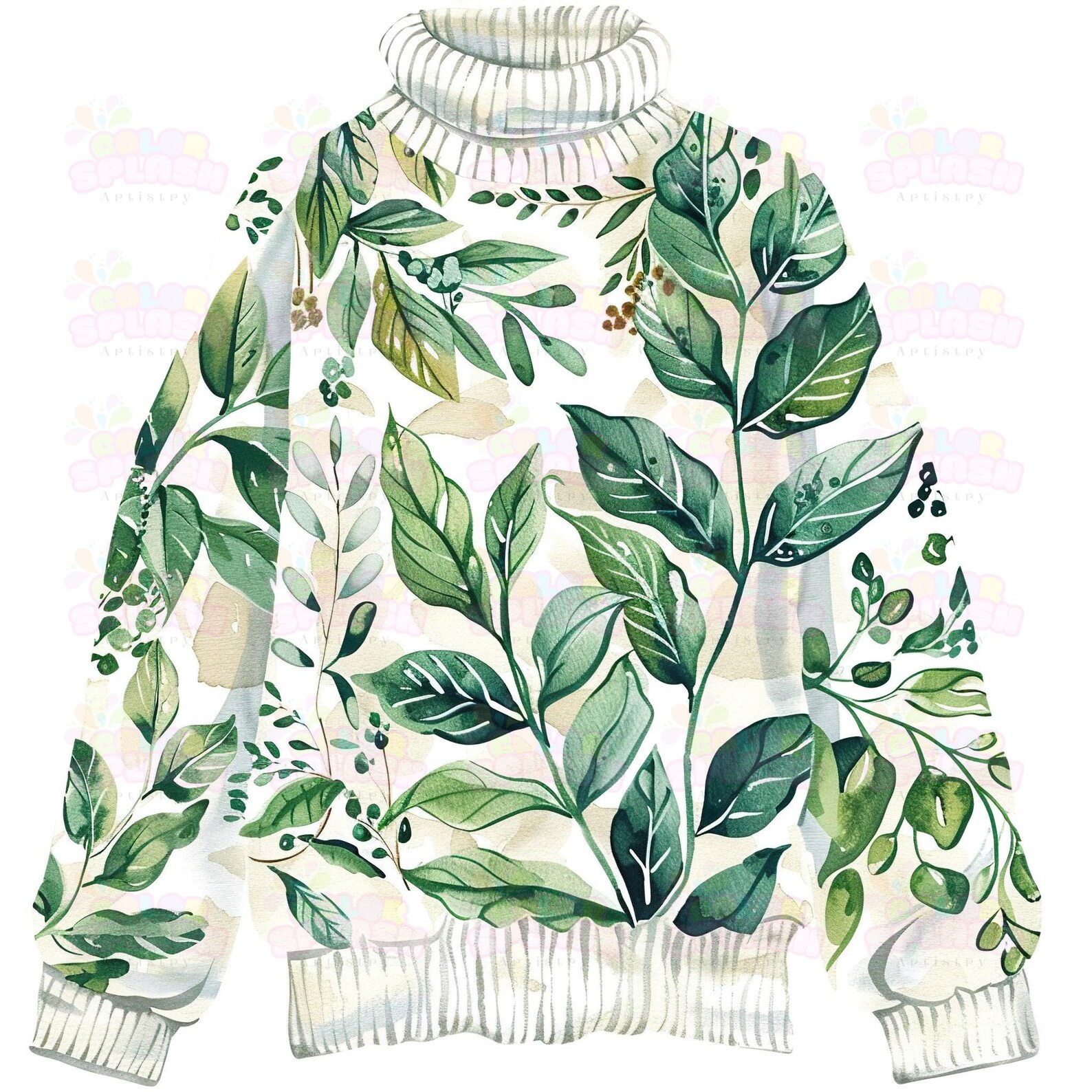 15 Cozy Autumn Sweater Clipart | Watercolor Fall Sweater PNG for Crafts ...