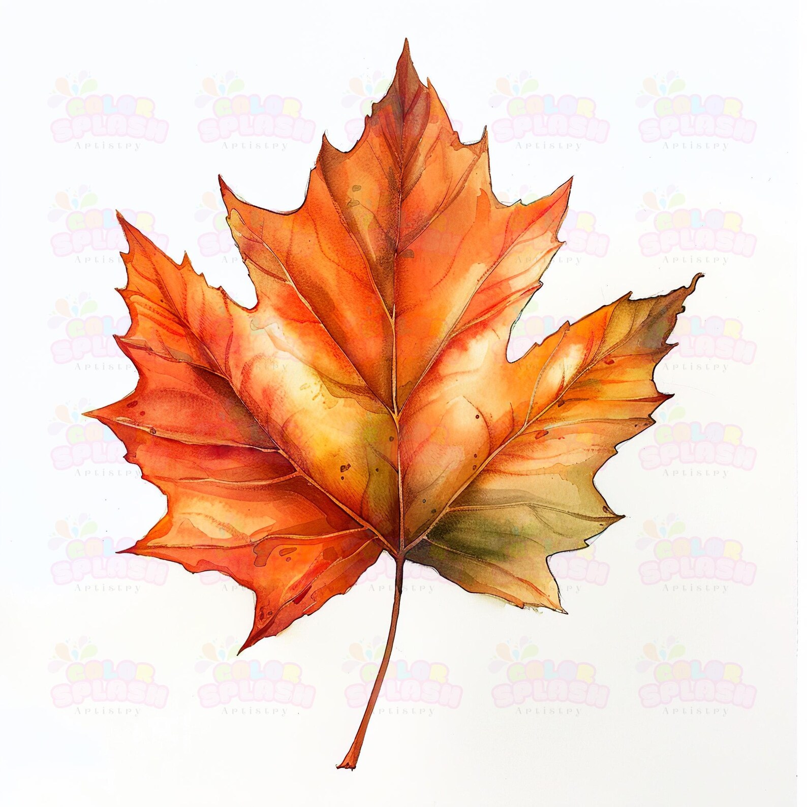 12 Beautiful Maple Leaf Clipart | Autumn Leaves Art for Fall Decor ...