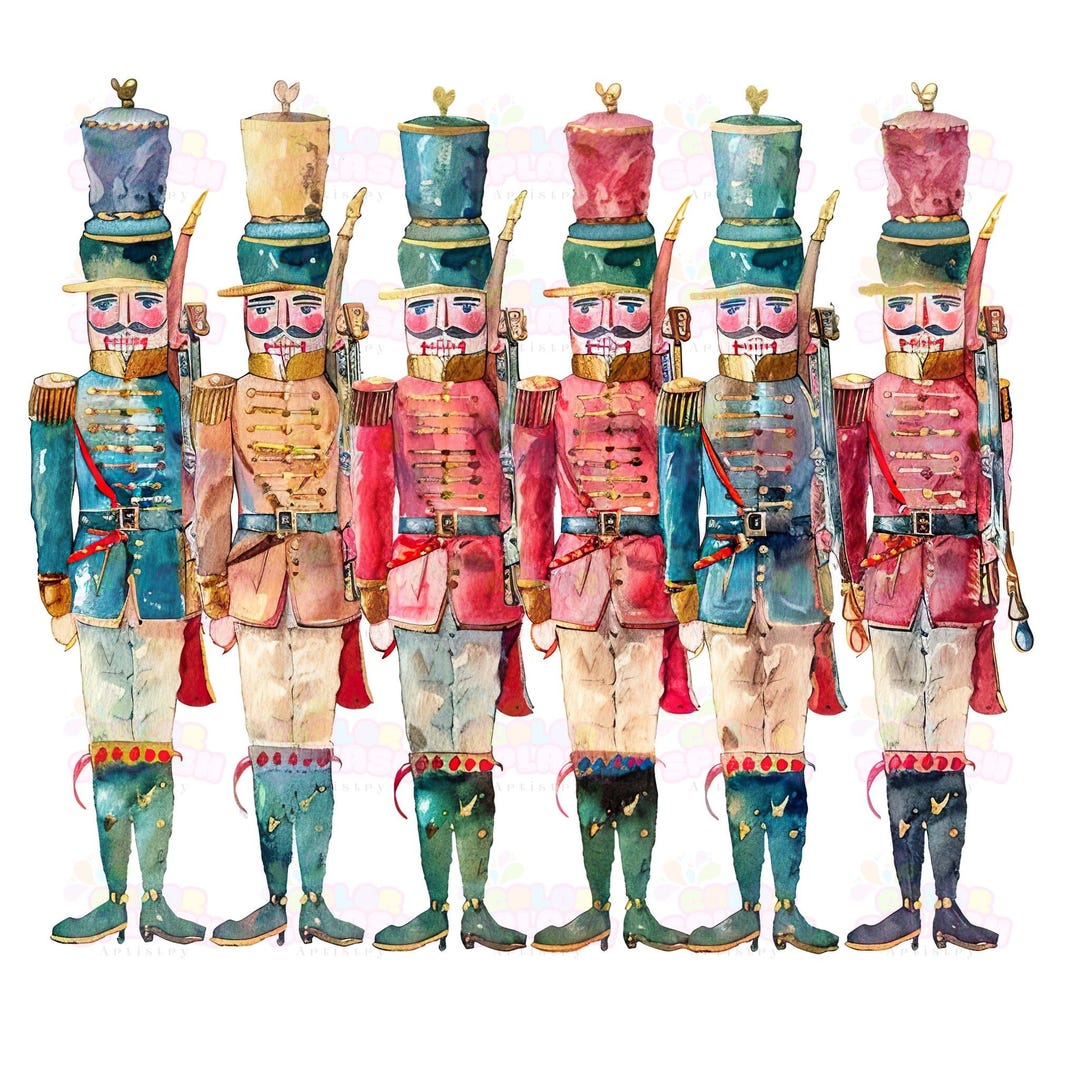 14 Nutcracker Ballet Clipart Christmas Ballet Art for Holiday Decor ...