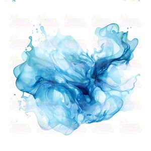 15 Color Swash Art Print | Watercolor Swatch With Pastel Colors ...