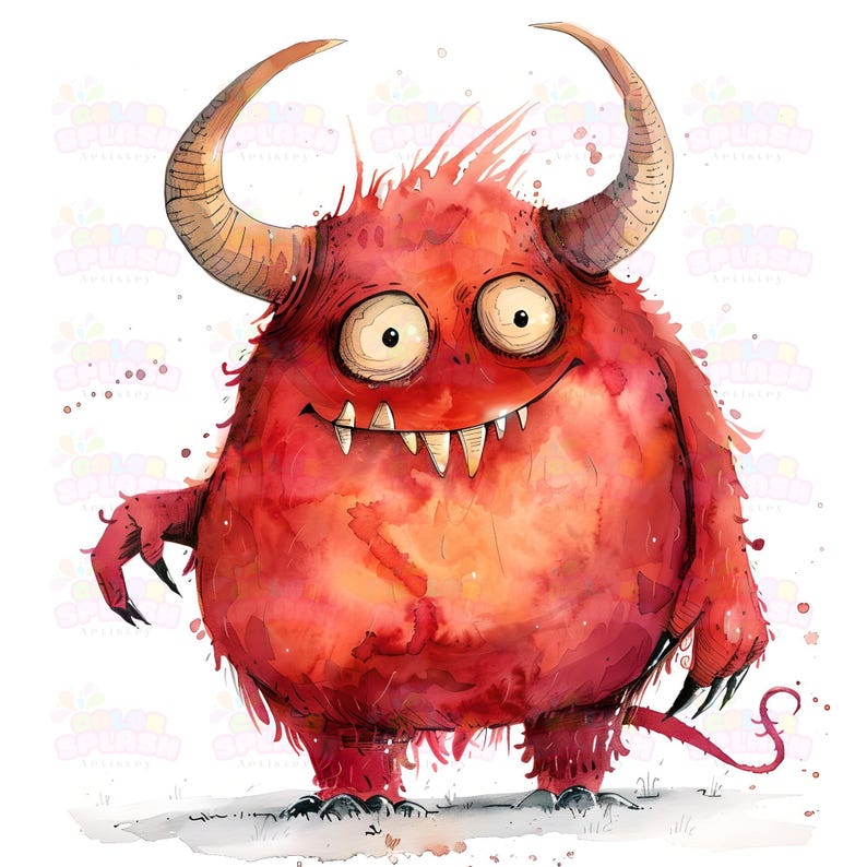 14 Monster Mash Halloween Party Clipart | Cute Spooky Monsters Digital ...