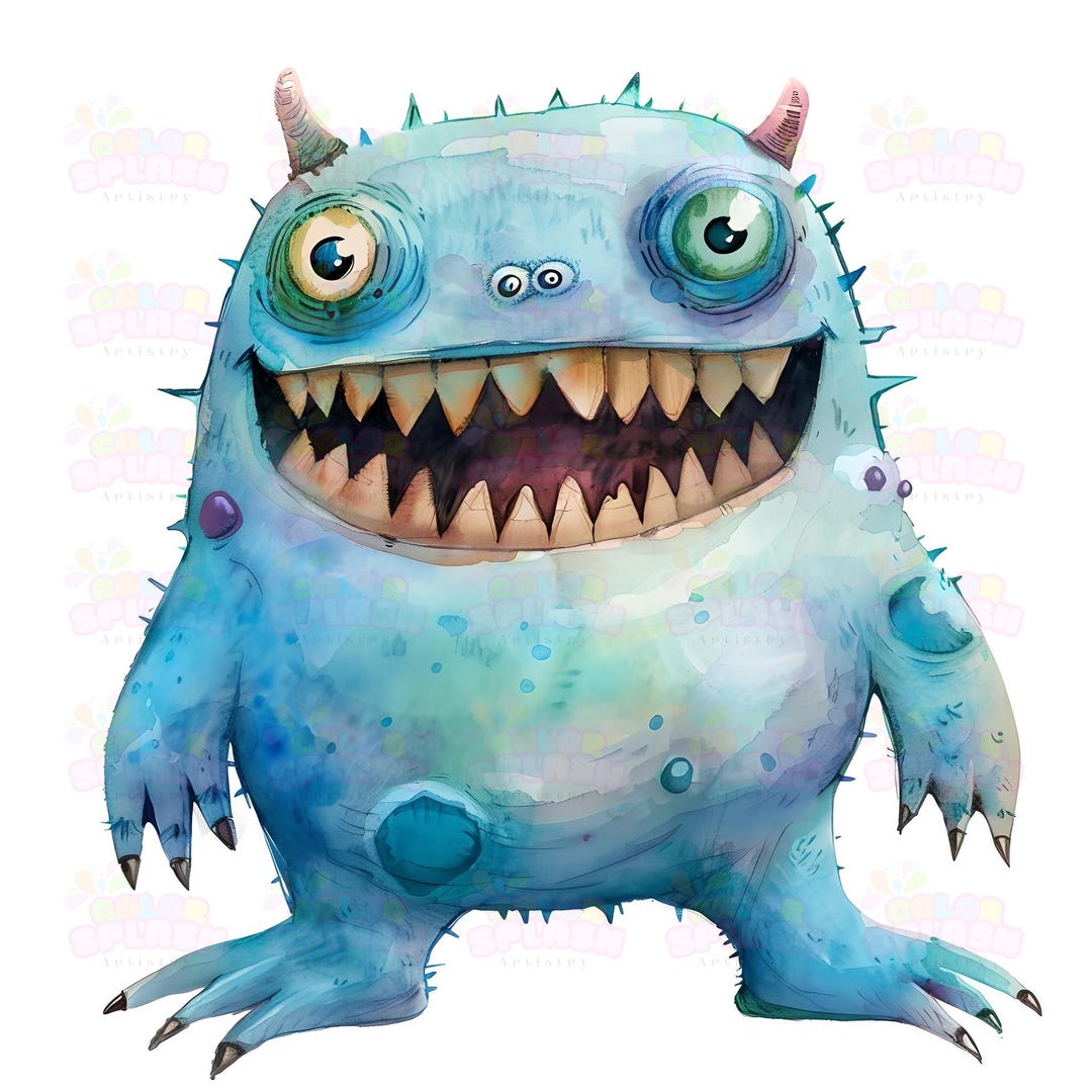 14 Monster Mash Halloween Party Clipart | Cute Spooky Monsters Digital ...