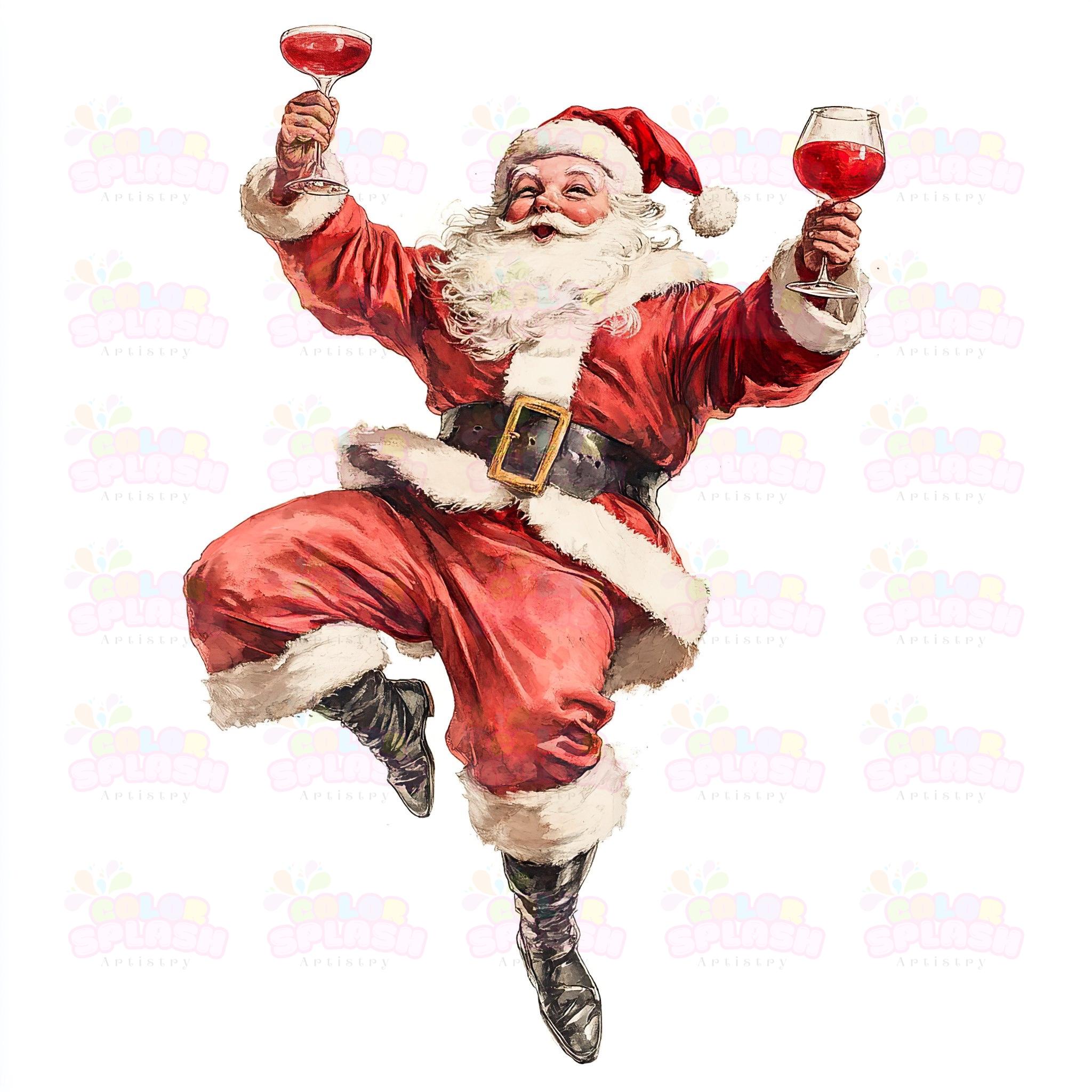 13 Funny Santa Clipart – Holiday Humor With Santa Throwing Molotov ...