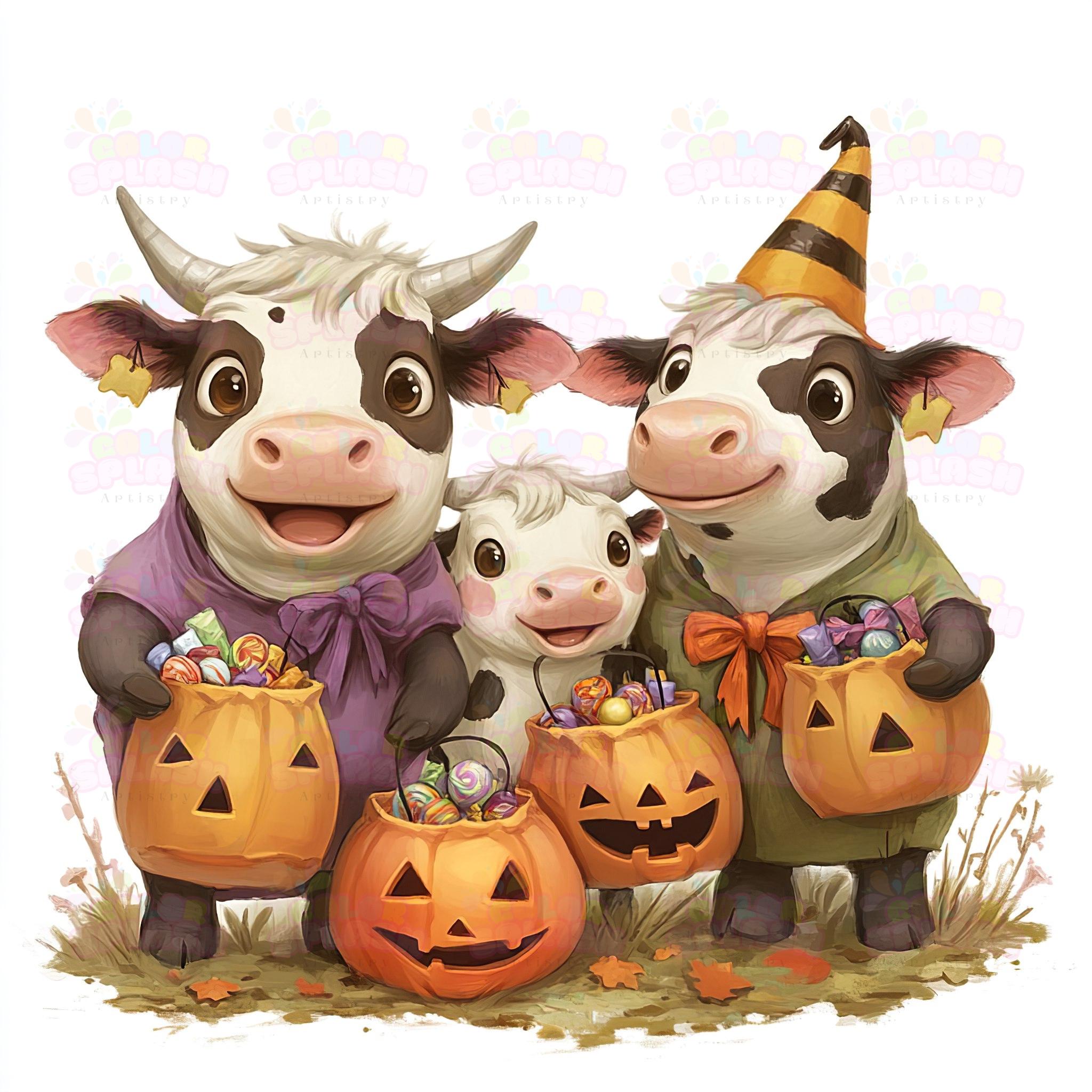 20 Adorable Halloween Animals Holding Bags | Cute Trick or Treat ...