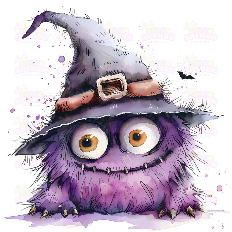 14 Monster Mash Halloween Party Clipart | Cute Spooky Monsters Digital ...