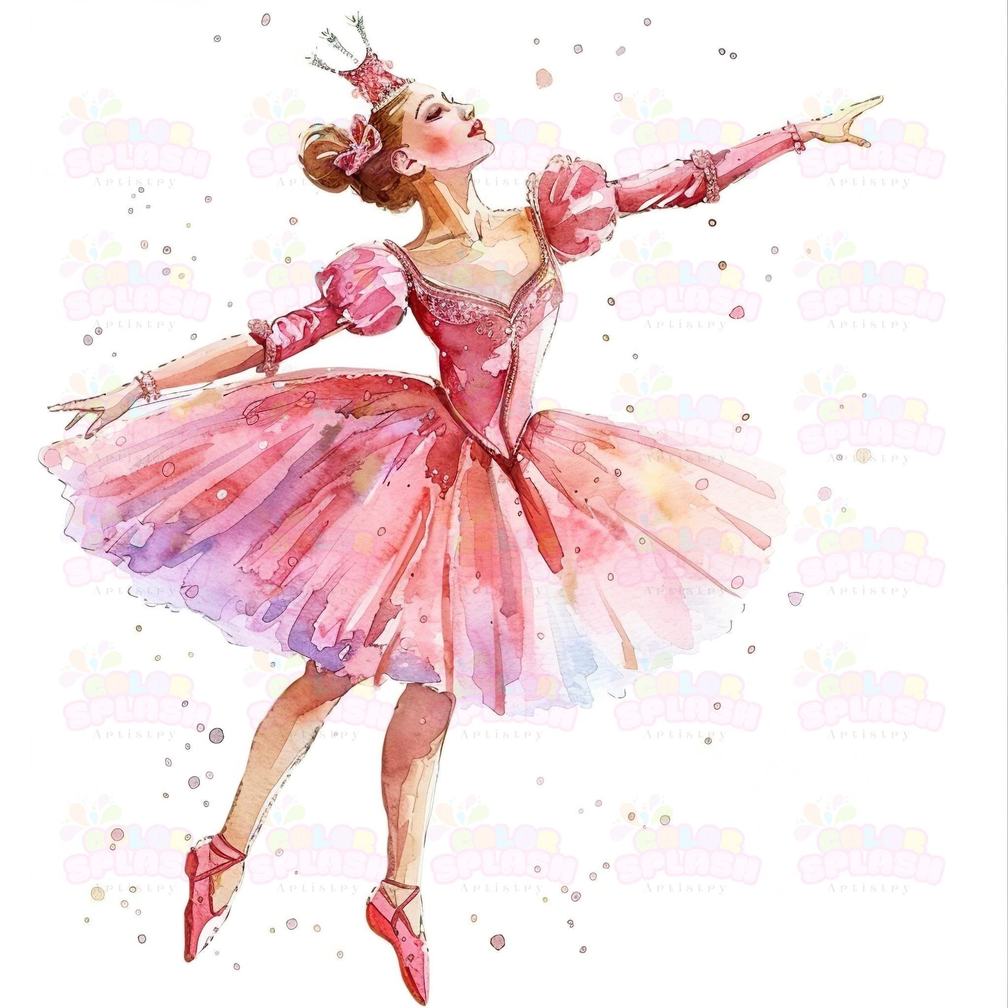 14 Sugar Plum Fairy Dancing Clipart | Nutcracker Ballet Fairy Art ...