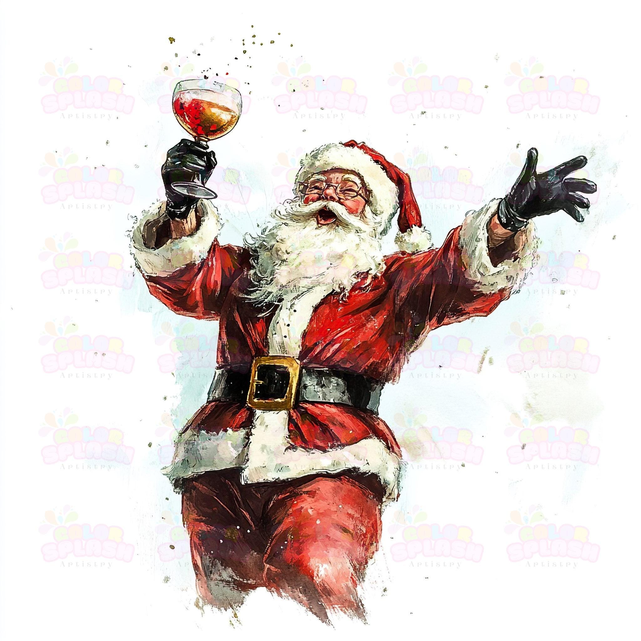 13 Funny Santa Clipart – Holiday Humor With Santa Throwing Molotov ...